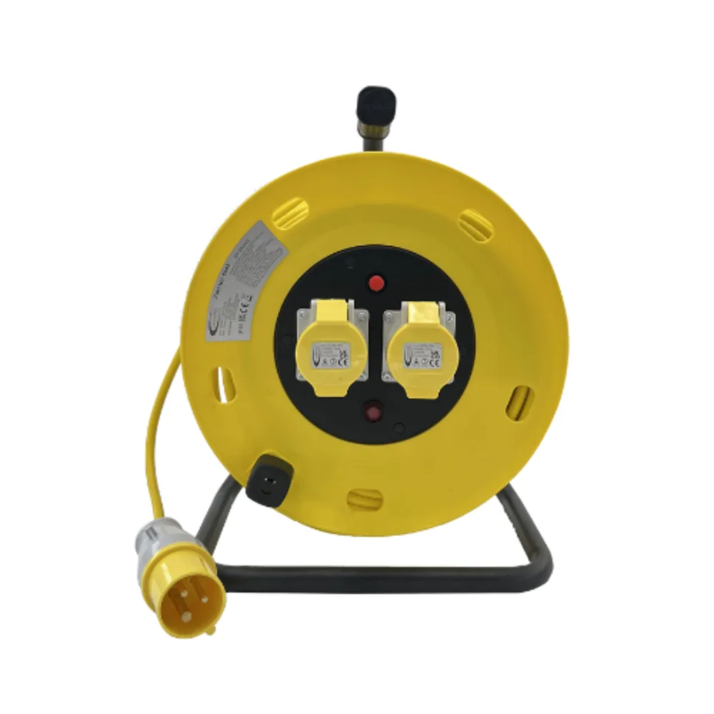 110V Cable Reel UK | 25m, 50m & 100m Site Power