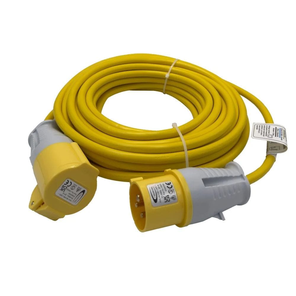110V Extension Lead 10m 1.5 mm² 16A IP44 (10837)